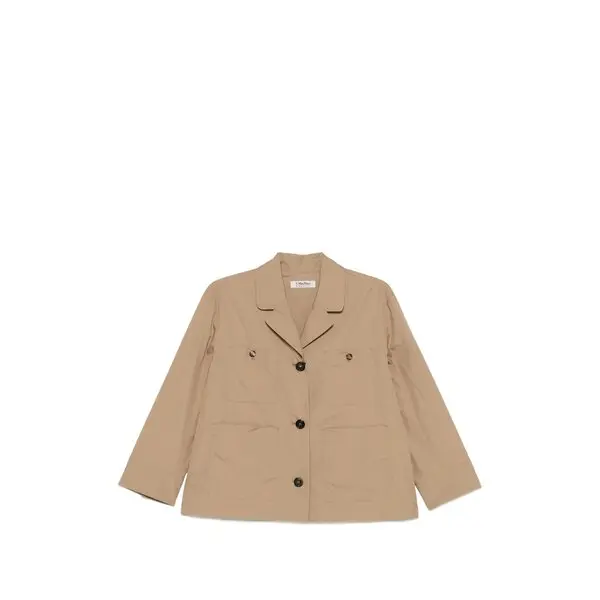 Max Mara Beige Flap Pocket Shirt