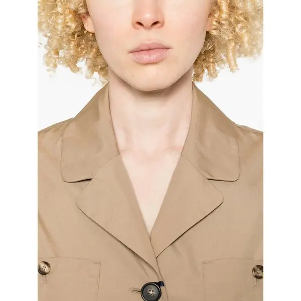 Max Mara Beige Flap Pocket Shirt