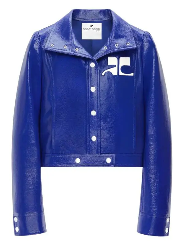 COURREGES Re-edition Vinyl Jacket - Blue