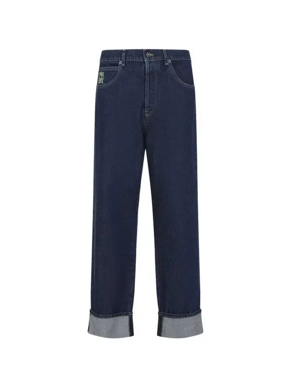 Marni Embroidered Cotton Jeans