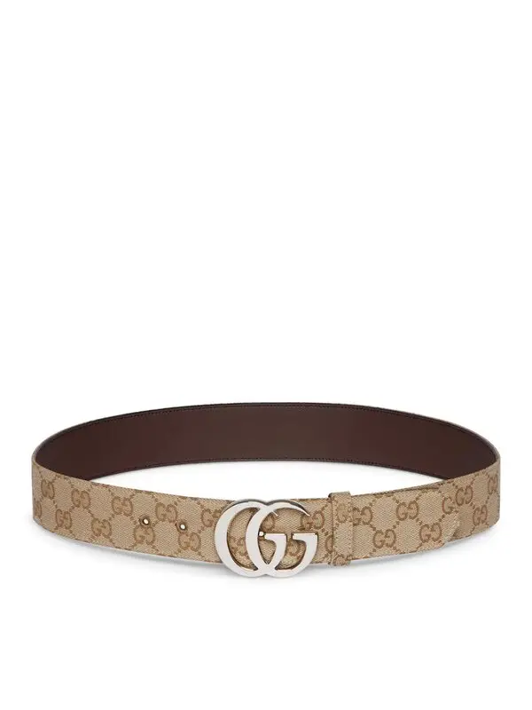 Gucci Marmont Flat Belt - Cream