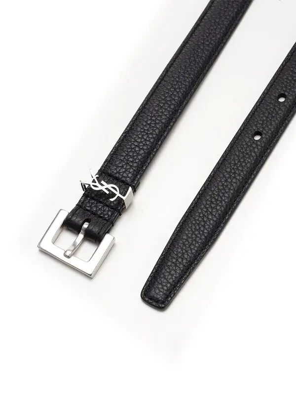 Saint Laurent Cassandre Belt - Black