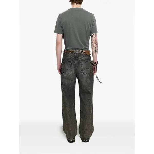 Our Legacy Grey Denim Regular & Straight-leg Jeans - Gray