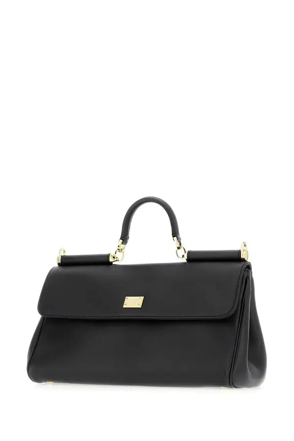 Dolce & Gabbana Black Leather Handbag - Multicolor