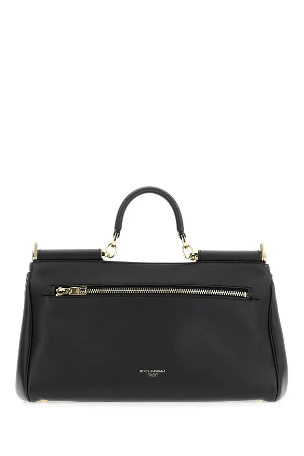 Dolce & Gabbana Black Leather Handbag - Multicolor