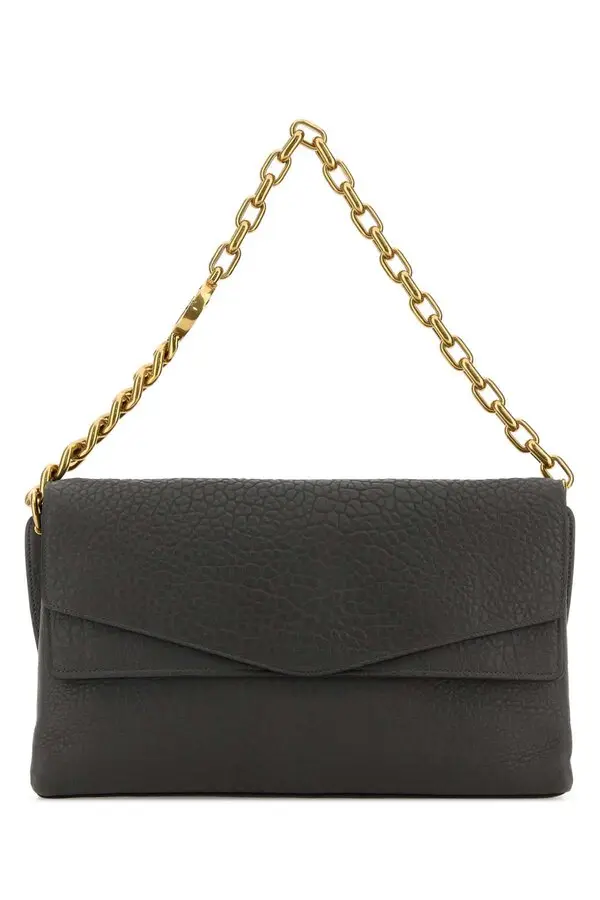 Gucci Dark Grey Leather Shoulder Bag