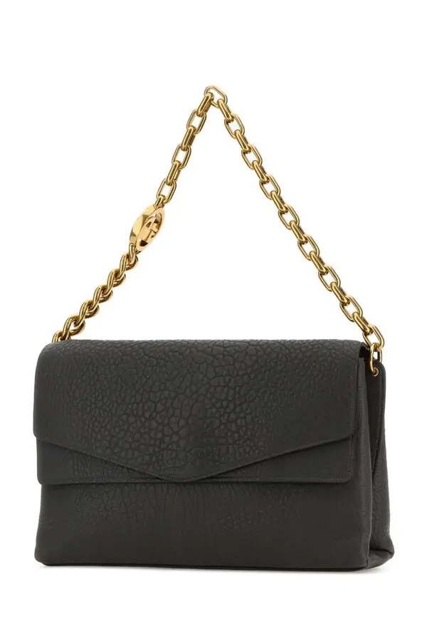 Gucci Dark Grey Leather Shoulder Bag