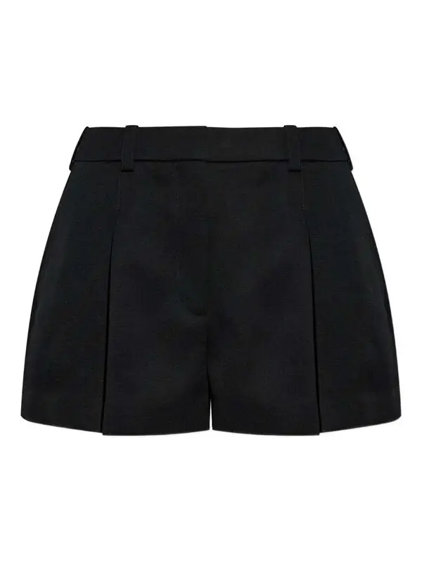 Givenchy Pleated Bermuda Shorts - Black