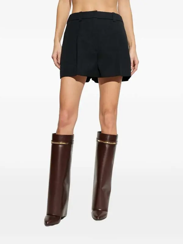 Givenchy Pleated Bermuda Shorts - Black