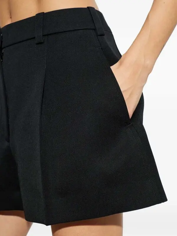Givenchy Pleated Bermuda Shorts - Black