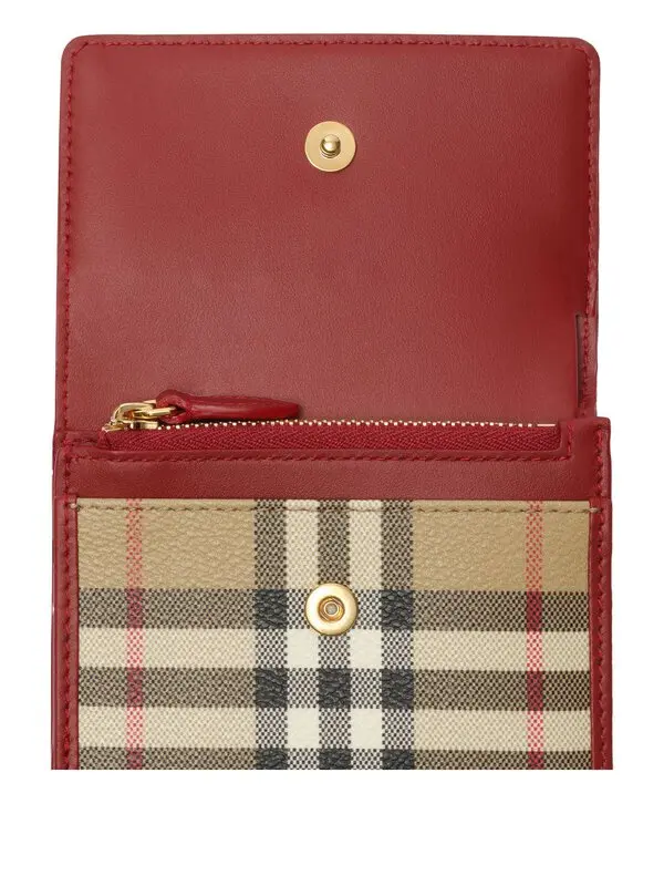Burberry Small Check Folding Wallet - Multicolor