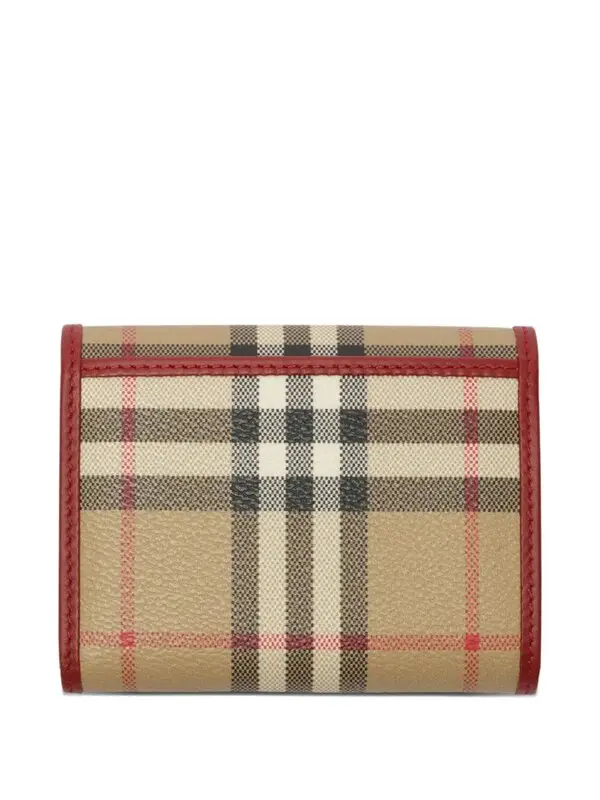 Burberry Small Check Folding Wallet