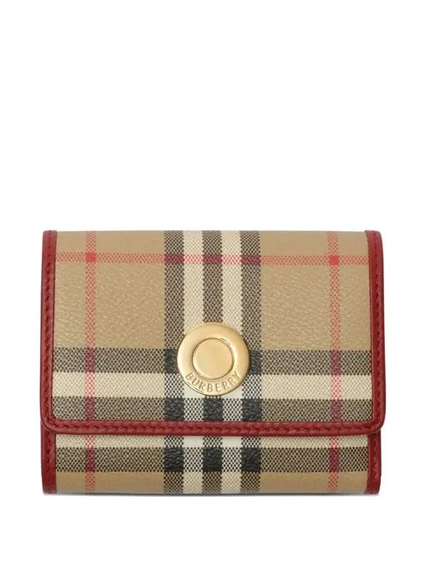 Burberry Small Check Folding Wallet - Multicolor