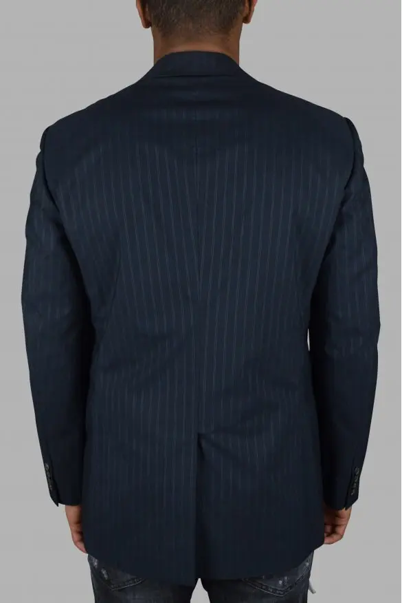 Prada Cotton Jacket With Pin Stripes