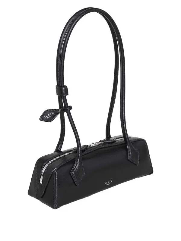 Alaïa Le Teckel Small Bag In Leather - Black