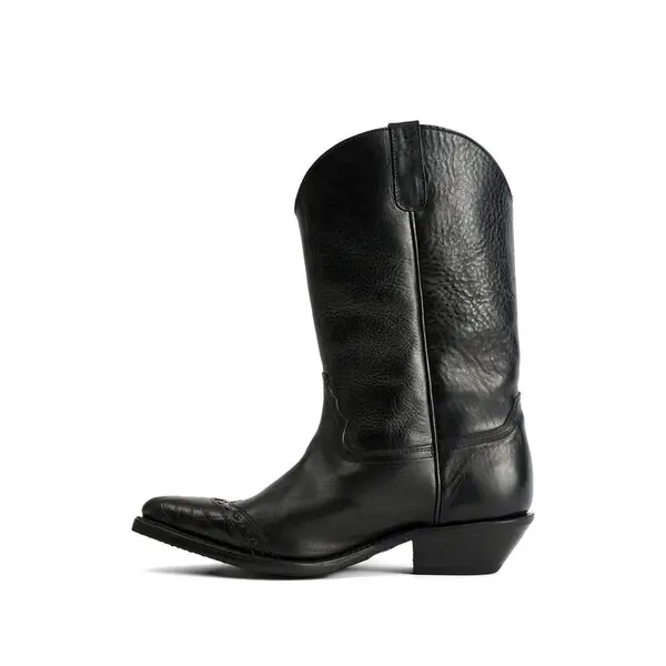 Our Legacy Calf Leather Pointed Toe Boots