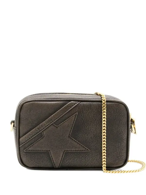 GOLDEN GOOSE Mini Star Bag In Distressed Leather - Brown
