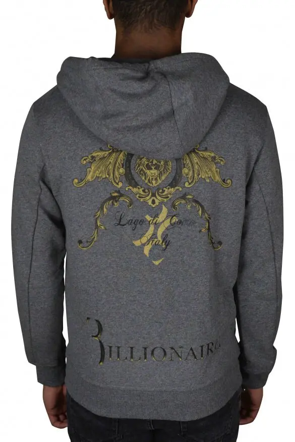 BILLIONAIRE Hooded Vest - Gray