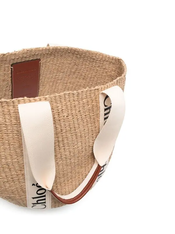 Chloé Woody Large Basket Bag - Multicolor