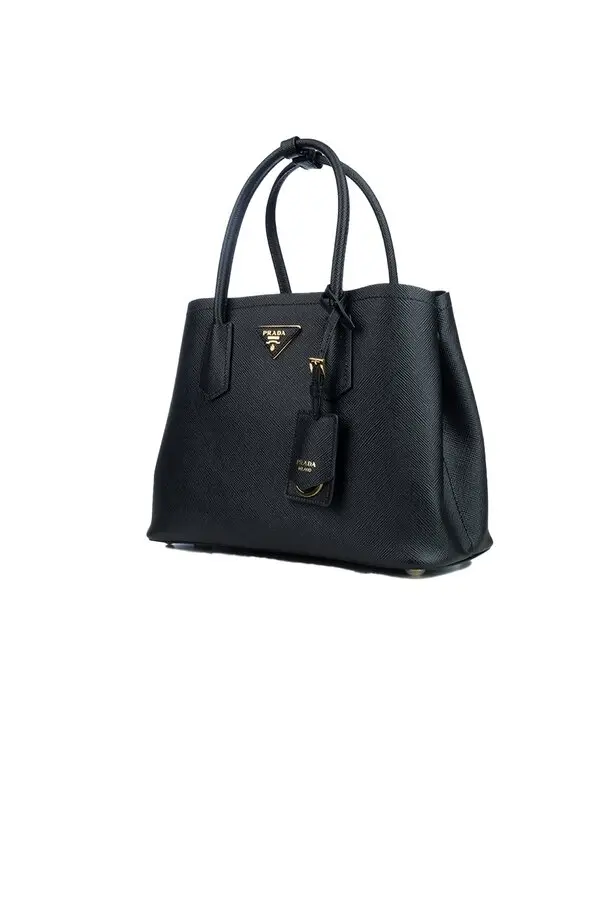 Prada Textured Leather Top Handle Bag - Multicolor