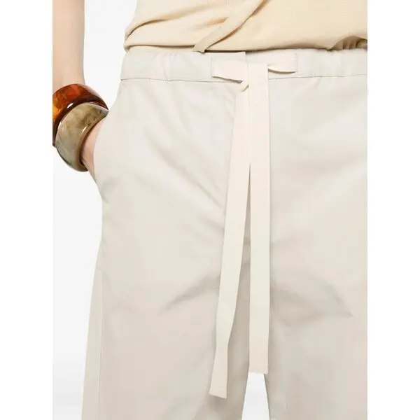 Max Mara Palazzo Pants With Drawstring Waist - Gray