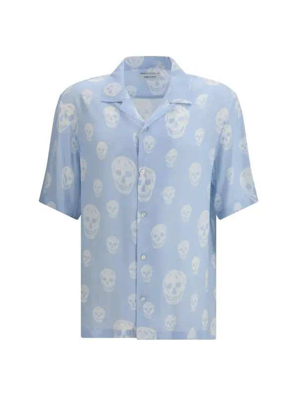 Alexander McQueen Skull-printed Hawaiian Shirt