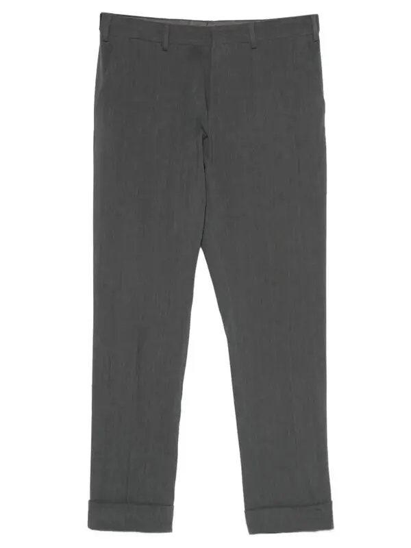 Dries Van Noten Philip Linen Trousers - Gray