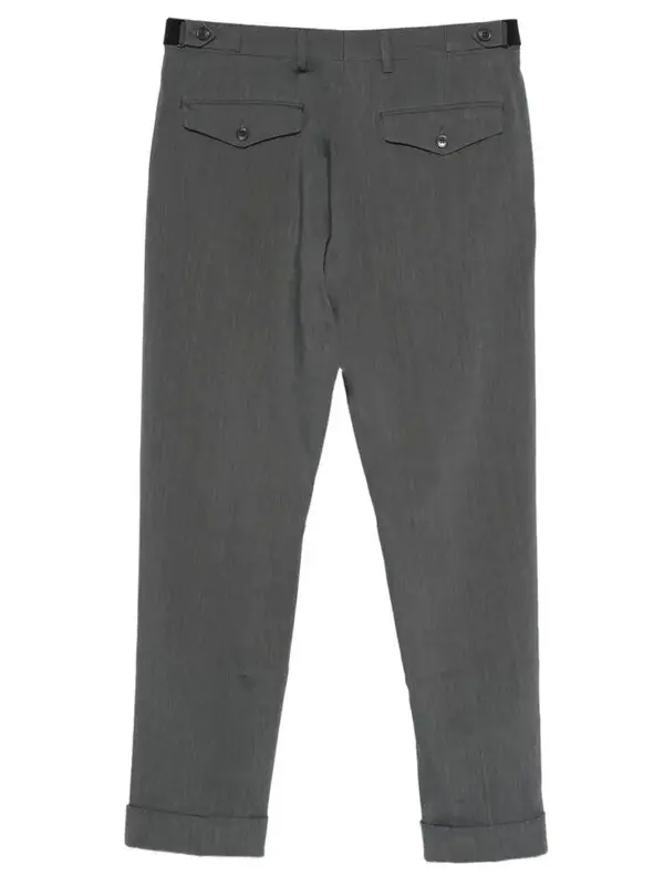 Dries Van Noten Philip Linen Trousers - Gray