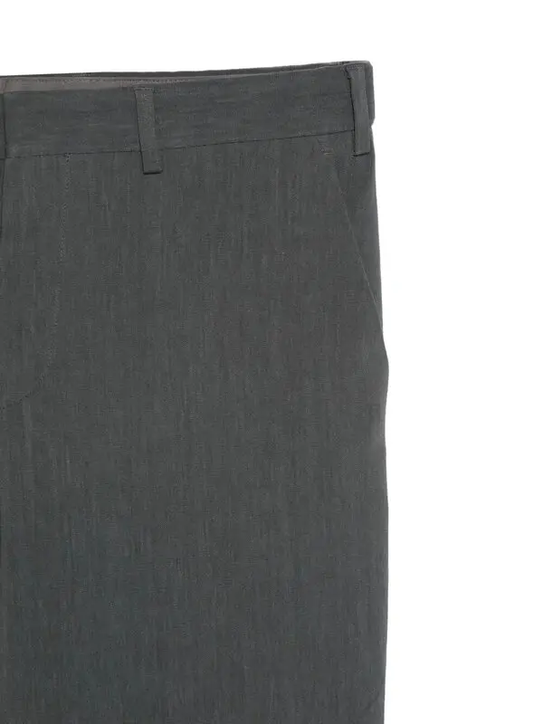 Dries Van Noten Philip Linen Trousers - Gray