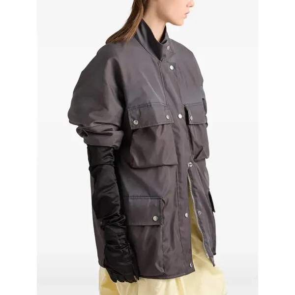 Prada Recycled Polyamide Military Jacket
