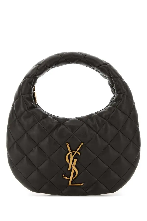 Saint Laurent Icarino Shoulder Bag - Gray