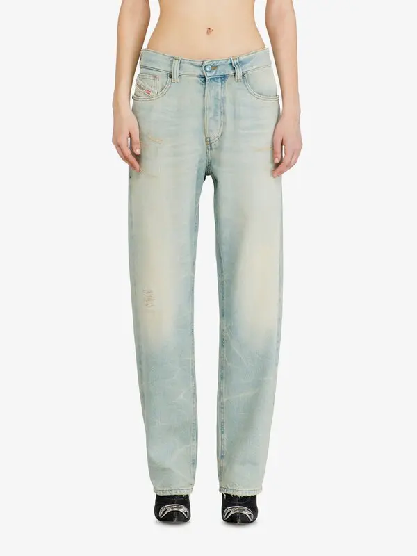 DIESEL® 1988 D-ark Washed-out Blue Denim Jeans - Multicolor