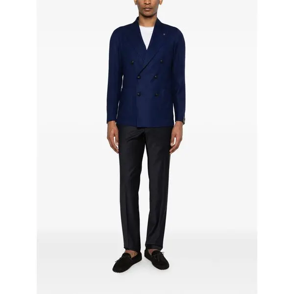 Tagliatore Double-breasted Peak Lapel Blazer