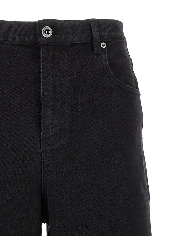 SELF-PORTRAIT Barrel Leg High-waisted Jeans
