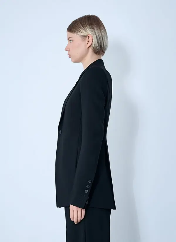 Rick Owens Single-breasted Wool Blazer