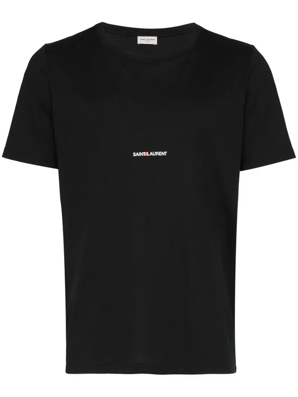 Saint Laurent Jersey T-shirt - Black