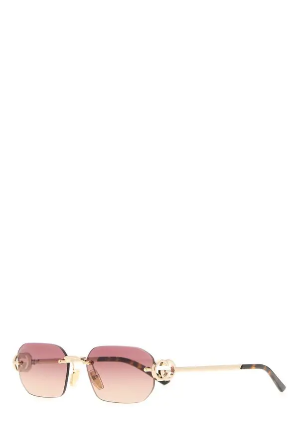 Gucci Metal Sunglasses - Gold