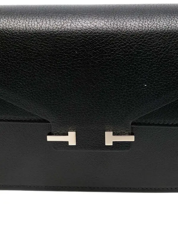 TOM FORD Mini Clutch With Logo Detail - Black