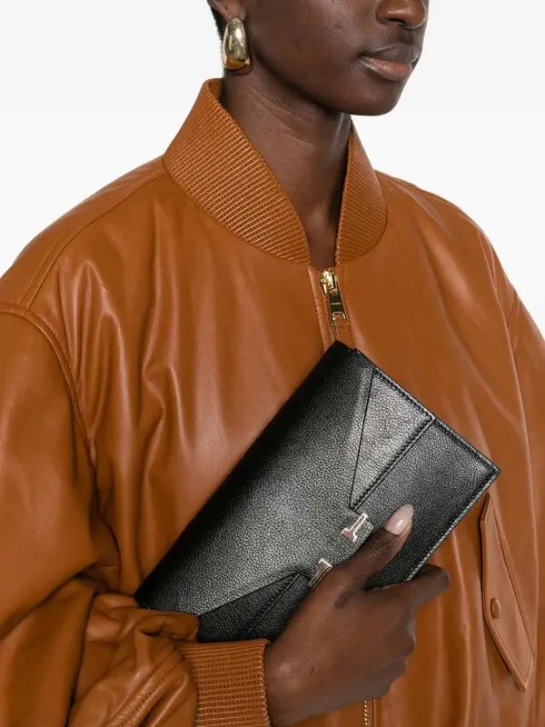 TOM FORD Mini Clutch With Logo Detail - Black