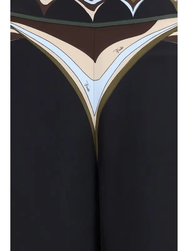 Emilio Pucci Silk Printed Palazzo Pants