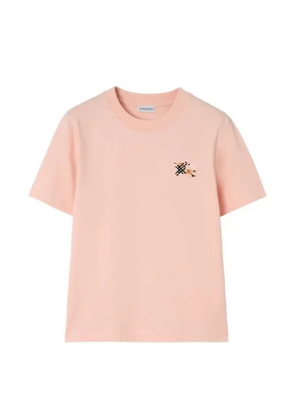 Burberry Logo Cotton T-shirt - Multicolor