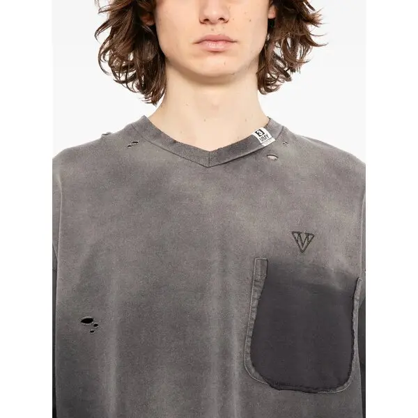 Mihara Yasuhiro Grey T-shirts & Vests T-shirts