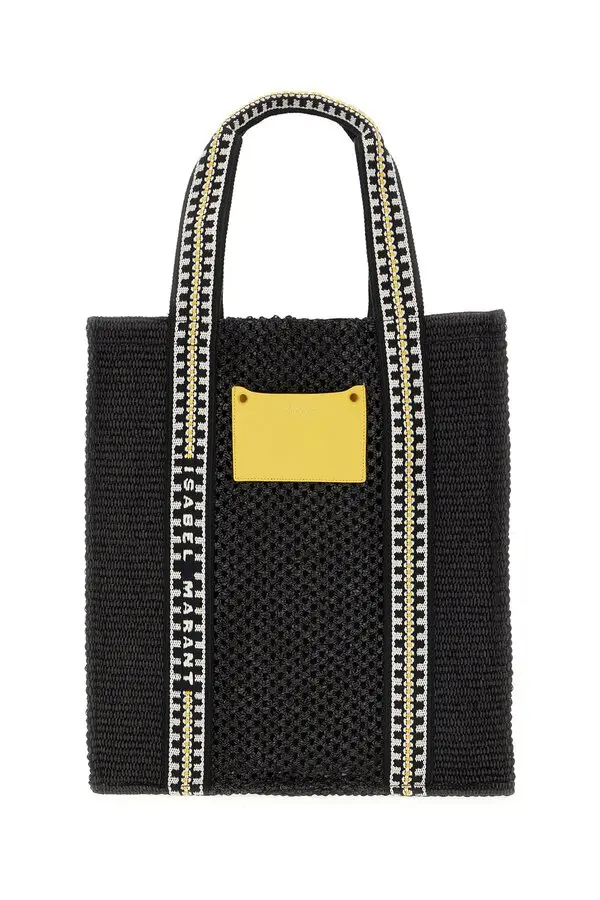 Isabel Marant Étoile Woven Tote Bag With Logo Detail