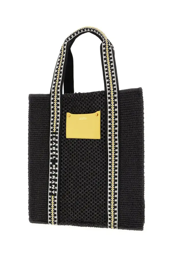 Isabel Marant Étoile Woven Tote Bag With Logo Detail