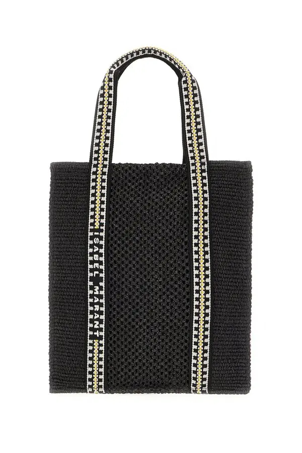 Isabel Marant Étoile Woven Tote Bag With Logo Detail