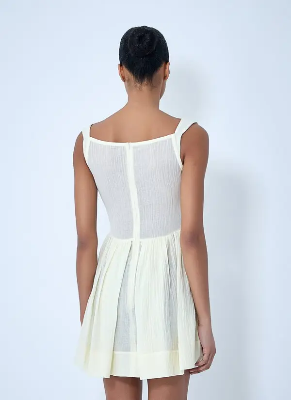 lace-up corset back dress Lady Black Tie - Vera Gown - Off White - Satin Color:Lilac/Lilac Elevate your style and army Guess - Teen Girls
