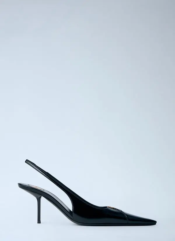 Saint Laurent Babylone Bretueil Slingback Pumps - Black