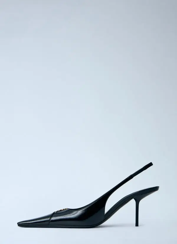 Saint Laurent Babylone Bretueil Slingback Pumps - Black
