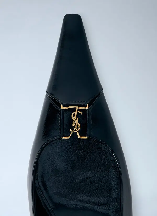 Saint Laurent Babylone Bretueil Slingback Pumps - Black