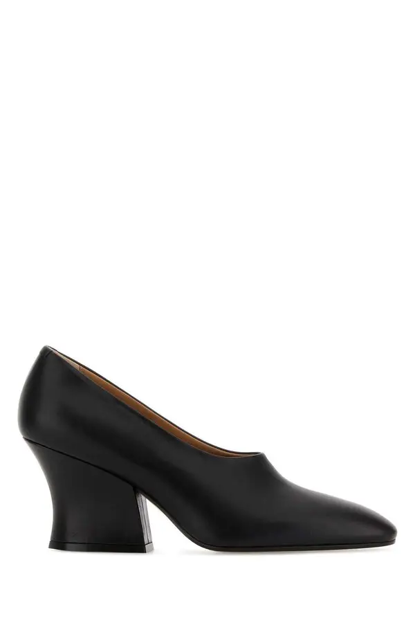 JIL SANDER Leather Pumps - Black